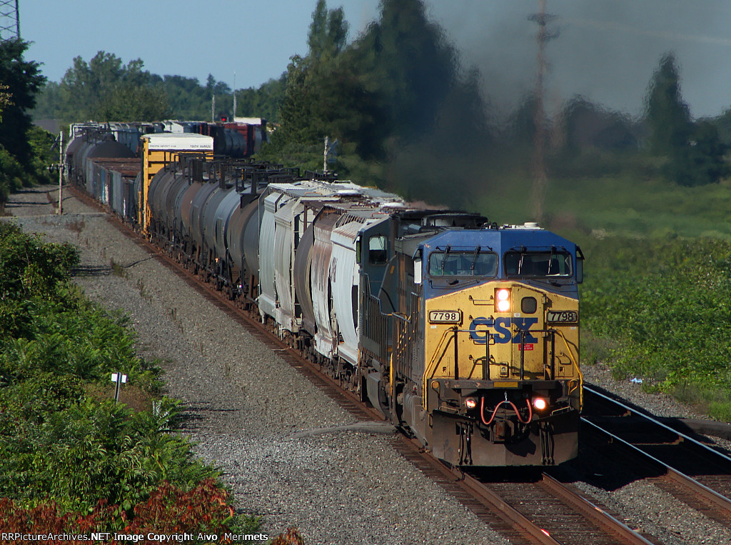 CSX Q386 at Mile 70 Lakeshore Sub
